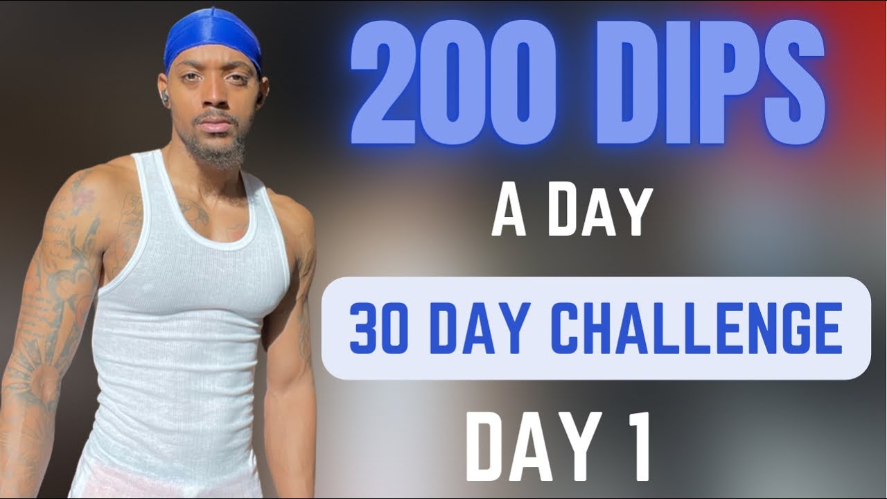 200 DIPS Challenge | 30 Day Challenge | #calisthenics #dips # ...