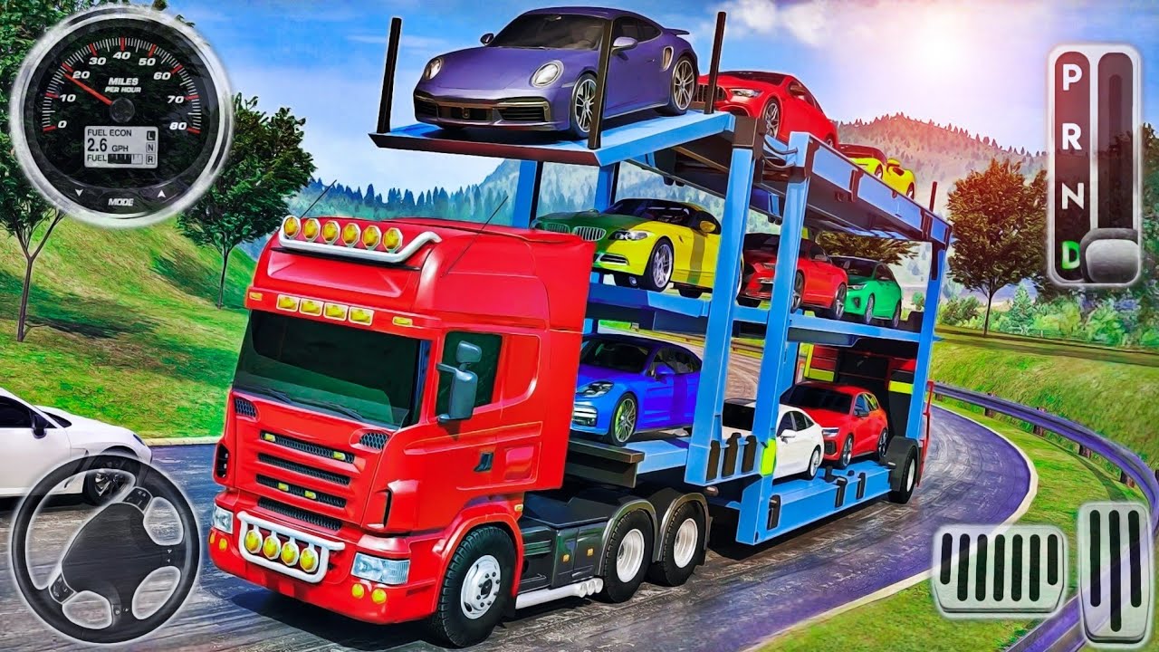 Car Transporter 3D: Truck Games - Multi Cars Transporter Vehicles ...
