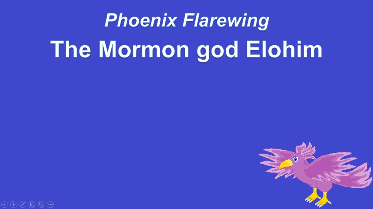 The Mormon god Elohim - YouTube
