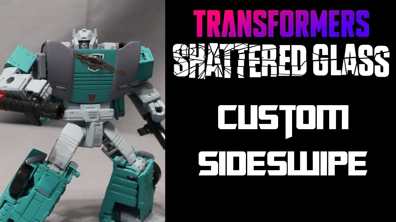 Shattered Glass Sideswipe - Custom Transformers Showcase - YouTube