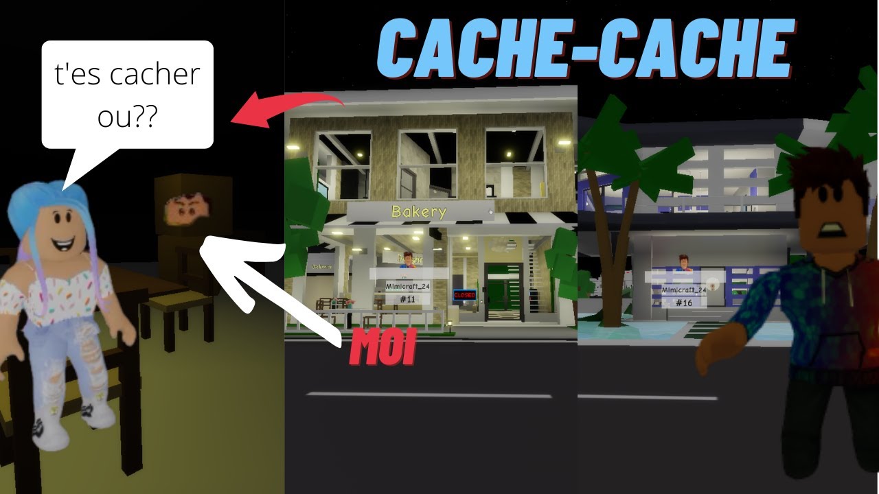 CACHE-CACHE DANS DEUX VILLA SUR ROBLOX BROOKHAVEN - YouTube