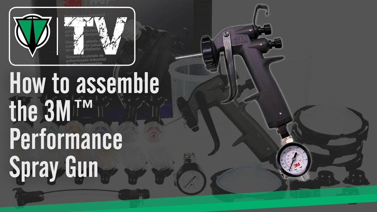 How to assemble the 3M™ Performance Spray Gun - YouTube
