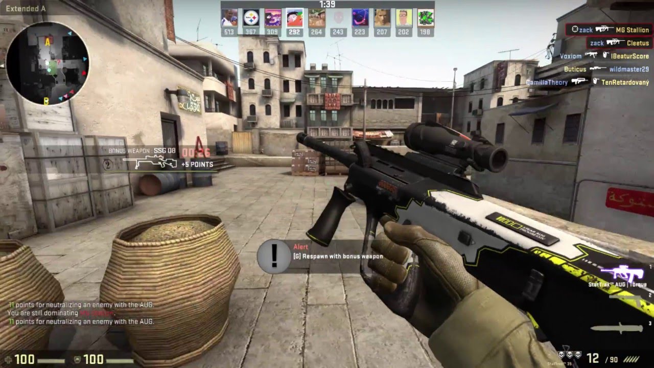 CS:GO | StatTrak AUG Torque (Field Tested) Gameplay - YouTube