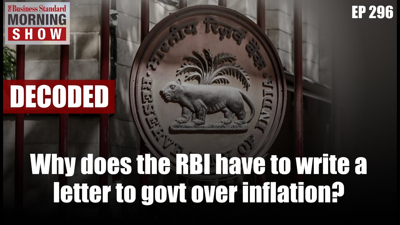 Why does the RBI have to write a letter to govt over inflation? - YouTube