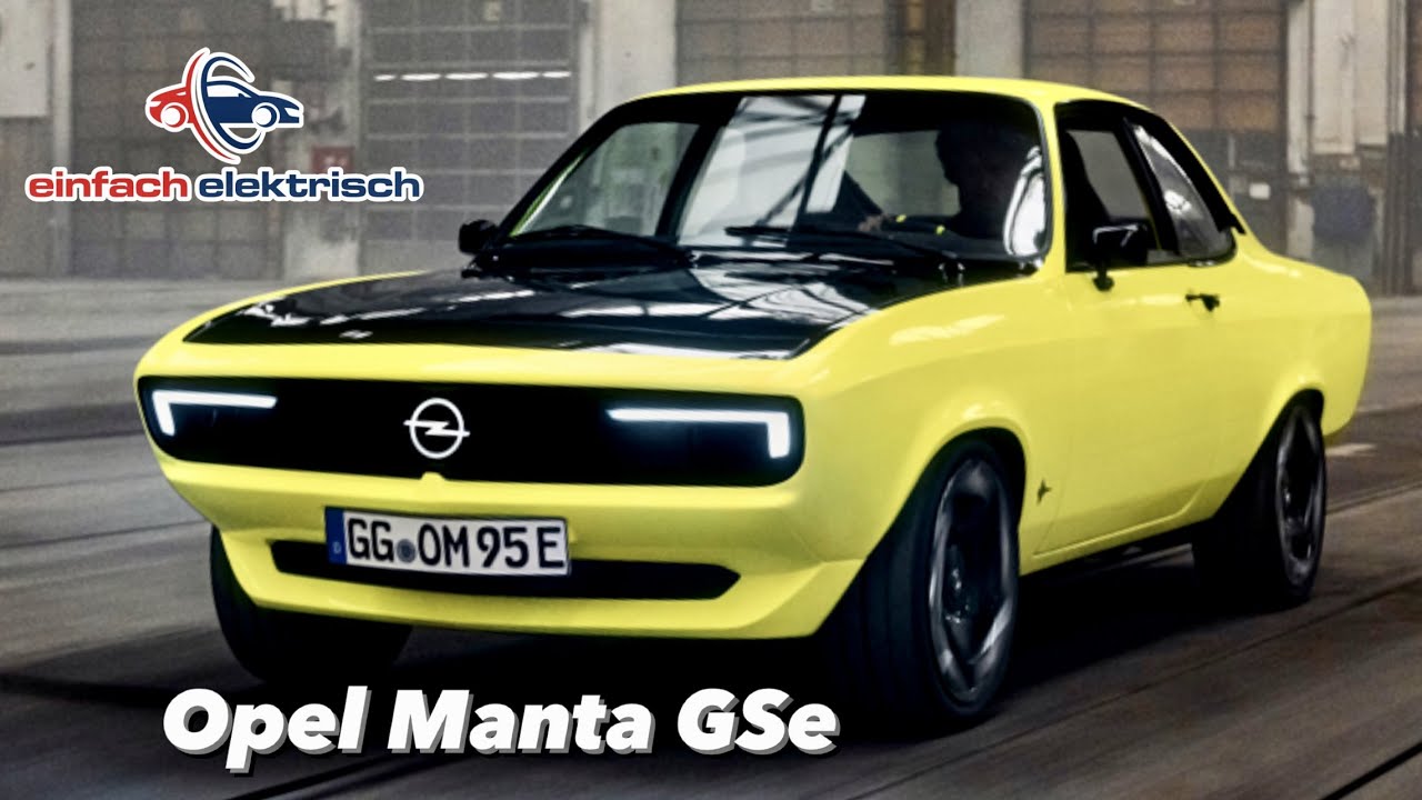 Der Manta ist zurück ️Opel Manta GSe ElektroMOD 147 PS | 255 Nm ...