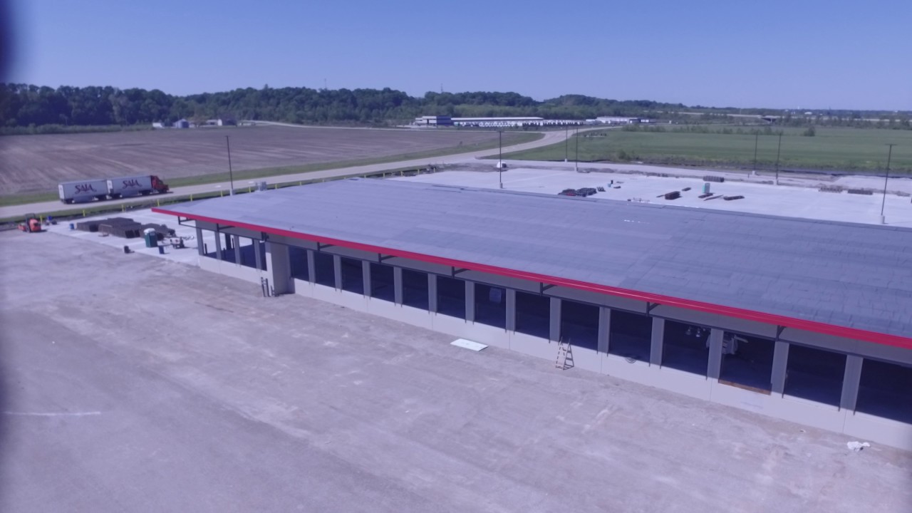 SAIA Motor Freight New St. Louis Terminal Constr, Part 2 - YouTube