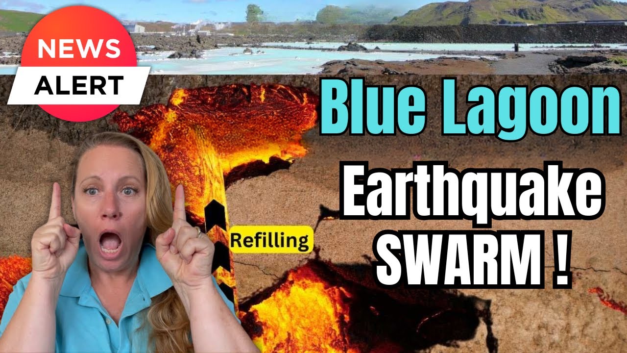 RIGHT UNDERNEATH the Blue Lagoon in Iceland ! This never happened ...