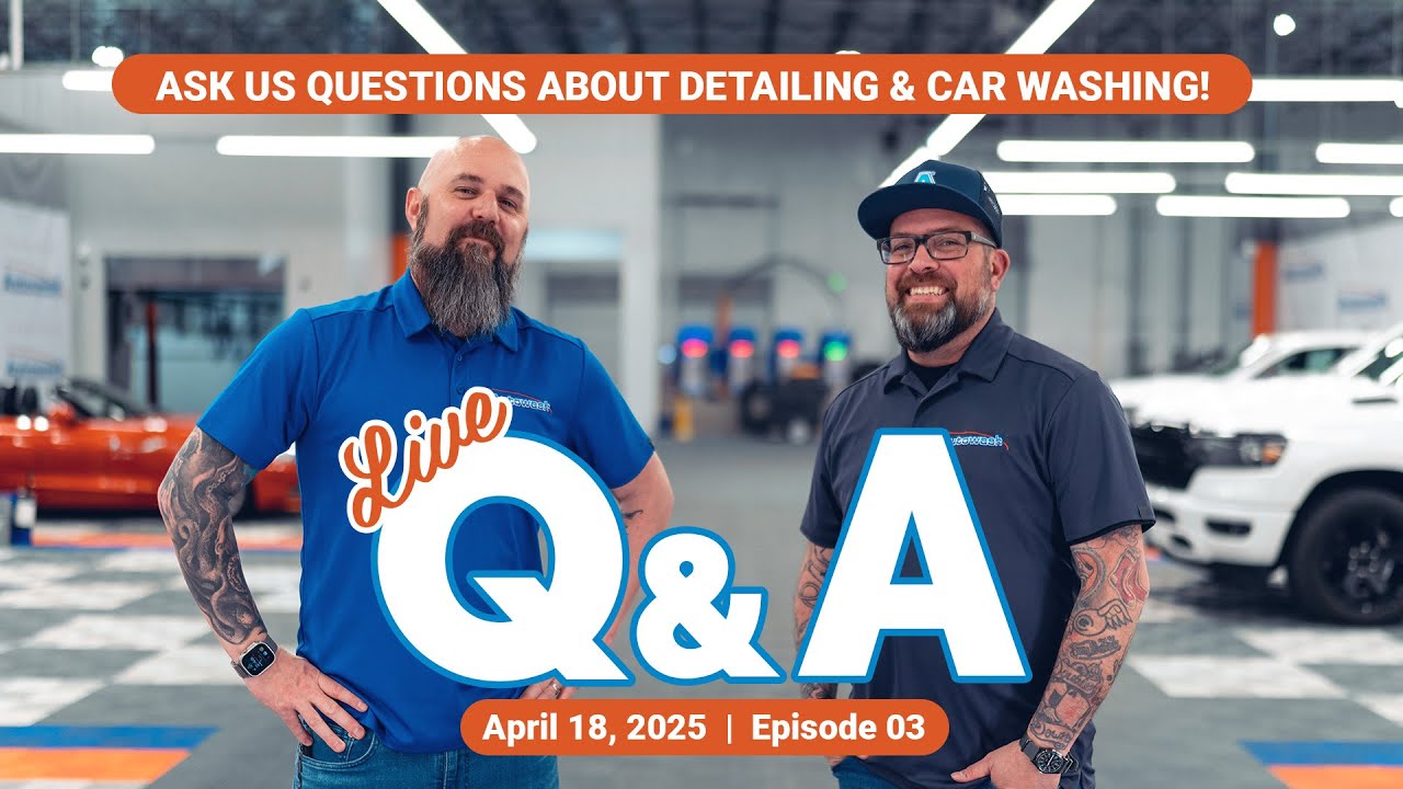 Autowash Live Q&A - What's New in the Showroom? - YouTube