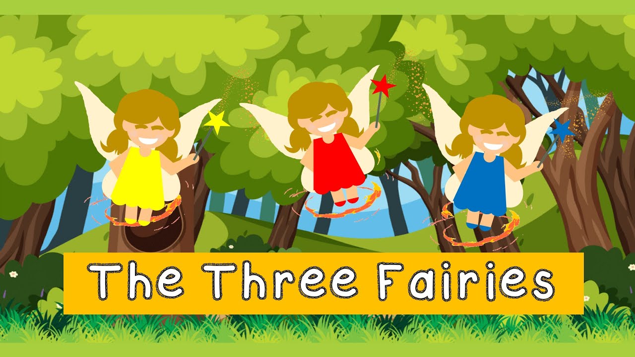 Preschool Learning Videos / The Three Fairies / Primary Colors - YouTube