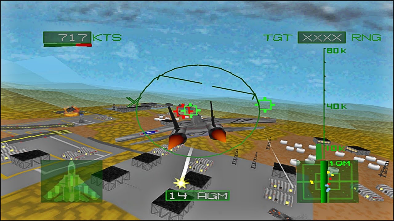 Top Gun: Fire At Will! PS1 プレイ # 26 - YouTube