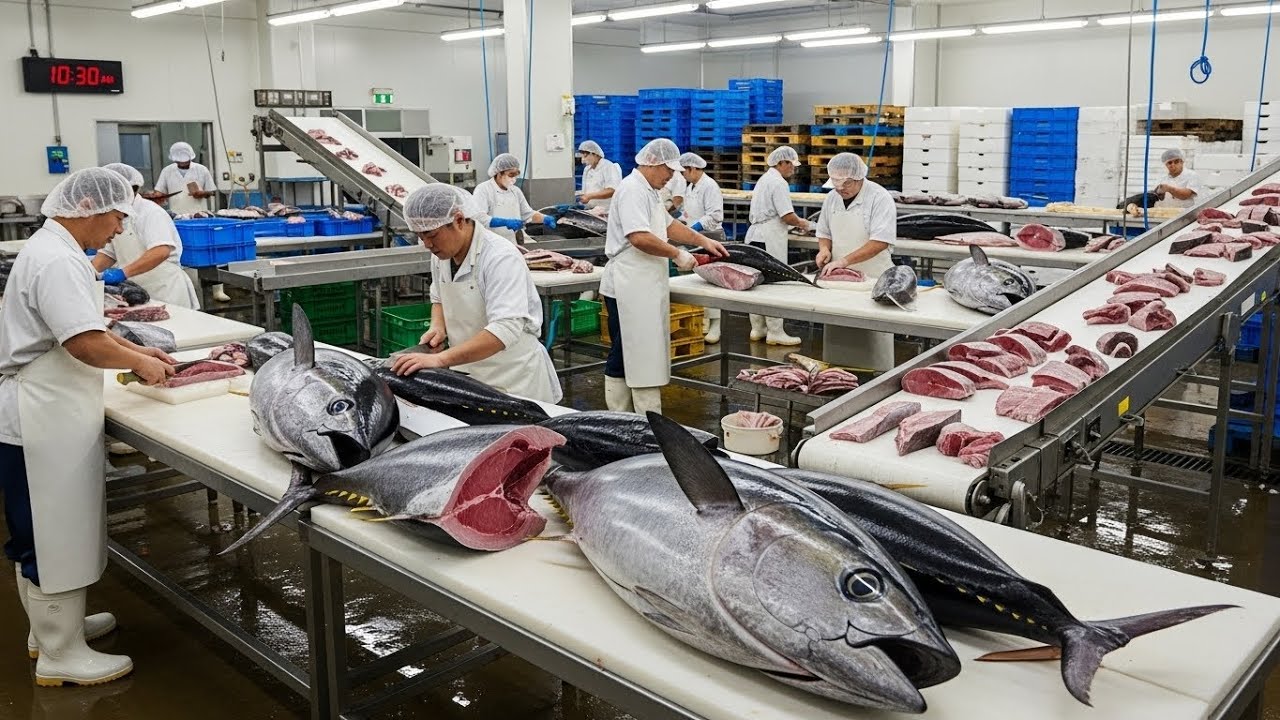 Inside the Bluefin Tuna Factory: How $100,000 Fish Become Luxury Sushi ...