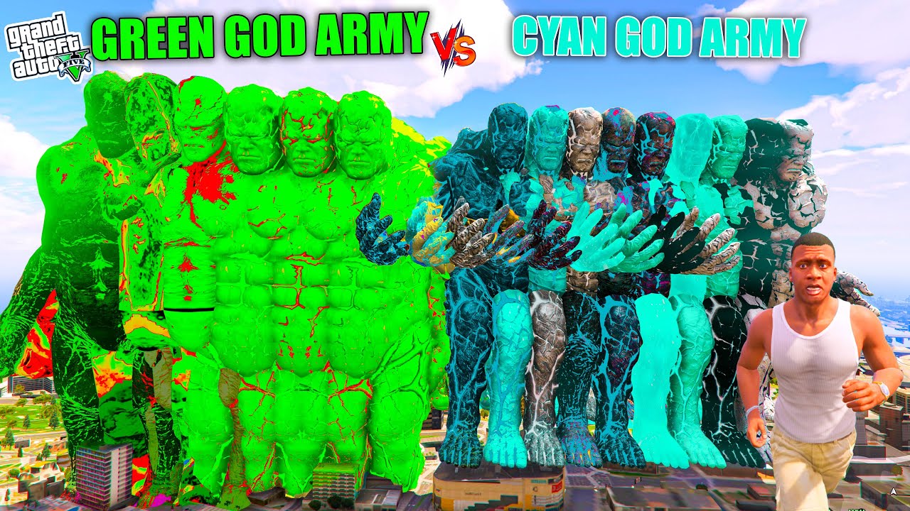 Franklin Unlocks 4 Elemental God Powers to Grow into BLUE Mighty All ...