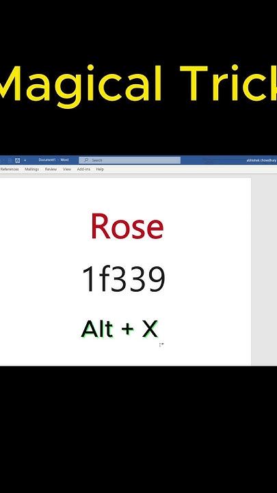 Discover Microsoft Word emoji shortcut key/ Magical trick #short # ...