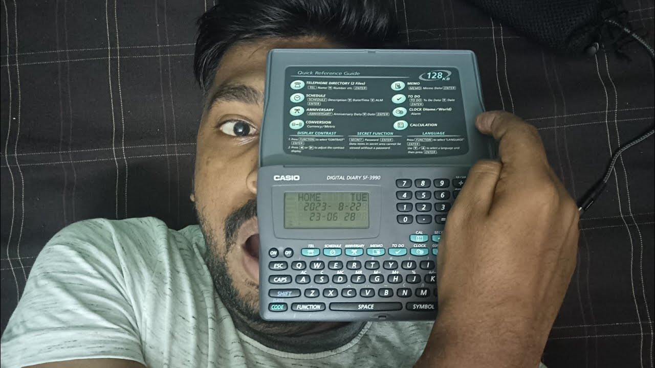 Unlocking Nostalgia: A Deep Dive into the Casio SF-3990 Digital Diary | Retro Tech - YouTube