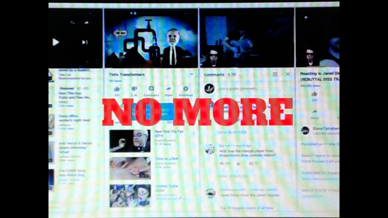 No More Comments and other stuff - YouTube