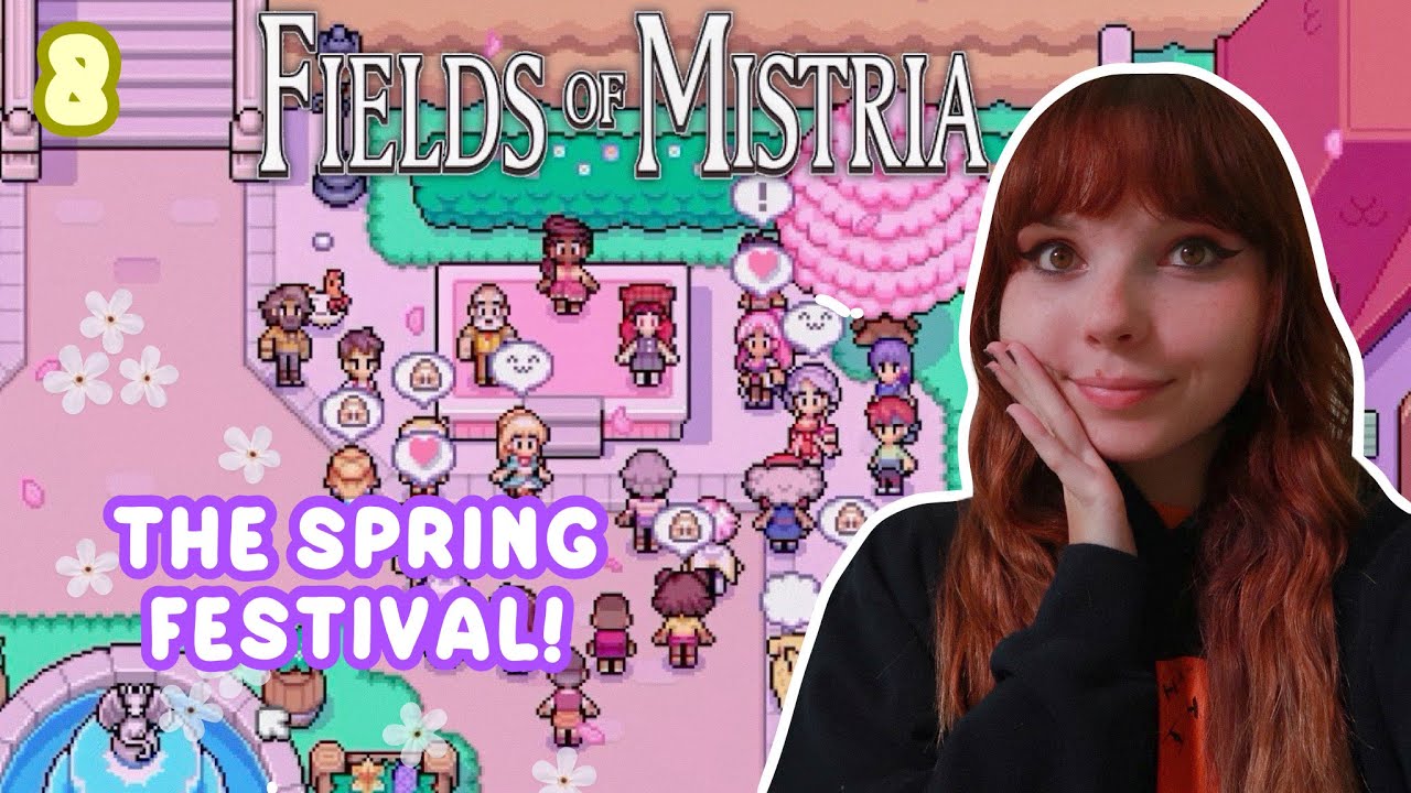 i go to the spring festival in fields of mistria! let’s play, episode 8 ...