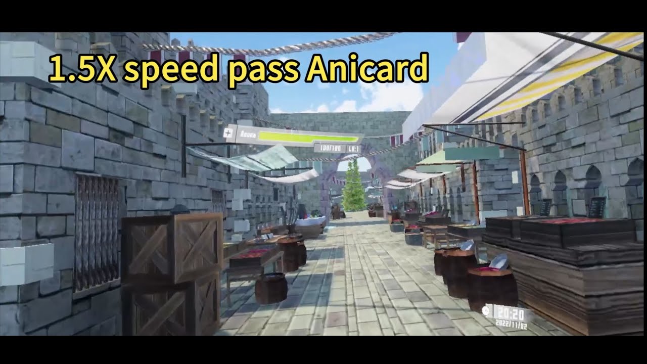 [SAO]1.5X speed pass Anicard - YouTube