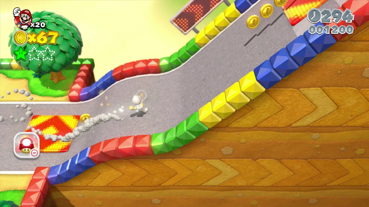 # Let's play Mario 3D World: Mario läuft auf der Kartbahn - YouTube