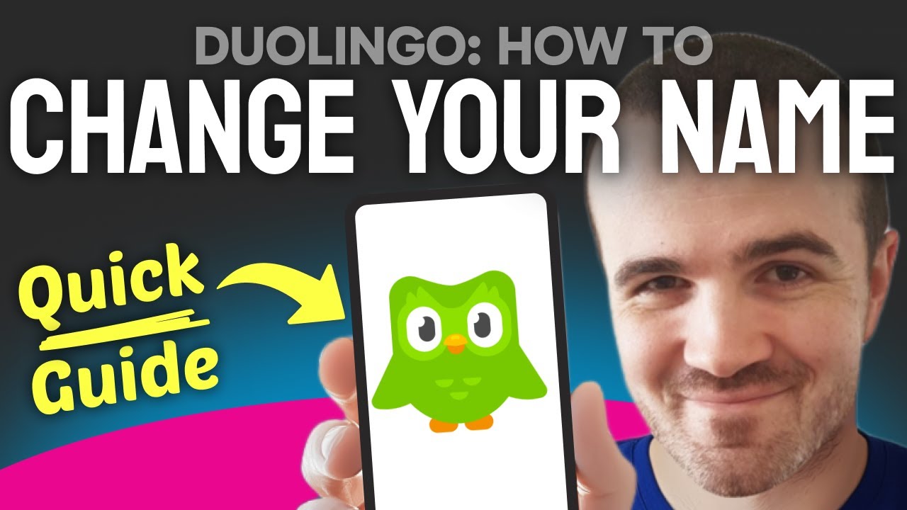 How to CHANGE Your Name on Duolingo (Step by Step) - YouTube