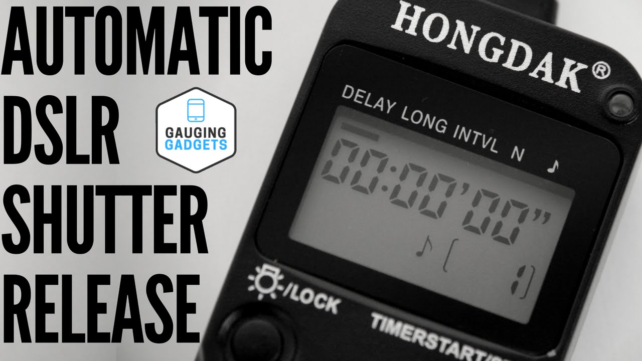 Automatic Timer DLSR Shutter Release - Time Lapse Controller - YouTube