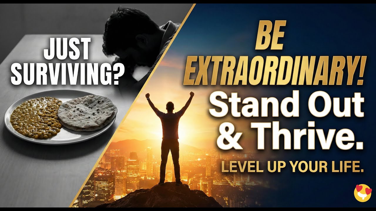 Don't Just Survive Thrive | How to Be Extraordinary | - YouTube