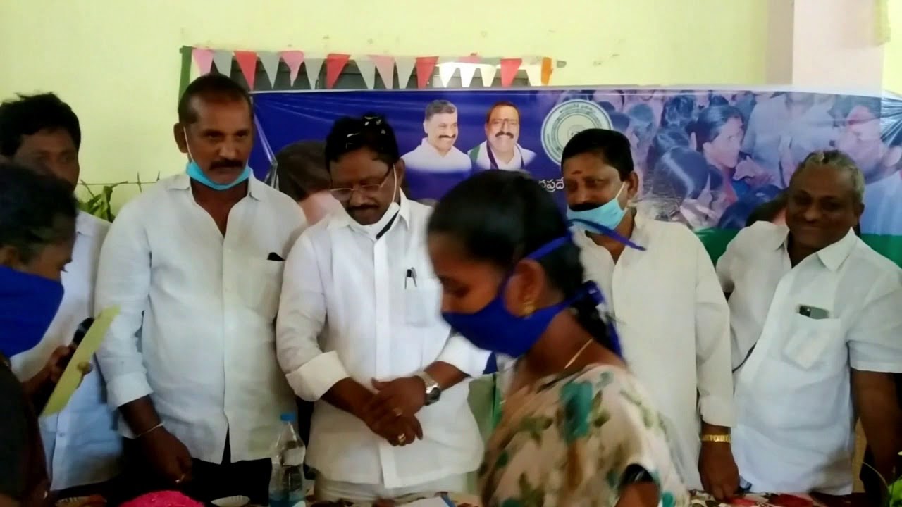 Satyavedu YSRCP MLA Koneti Adimulam distributes Pensions in ...
