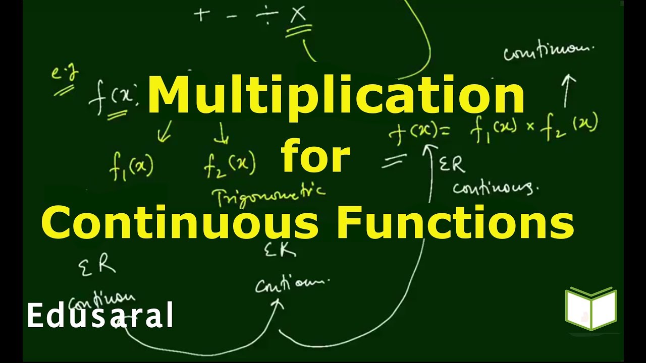 Multiplication for Continuous Functions | Continuity | Ch-5.2j - 12th ...