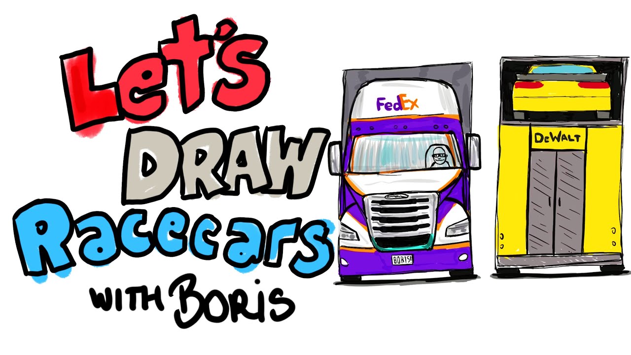 How To Draw A Drag Truck