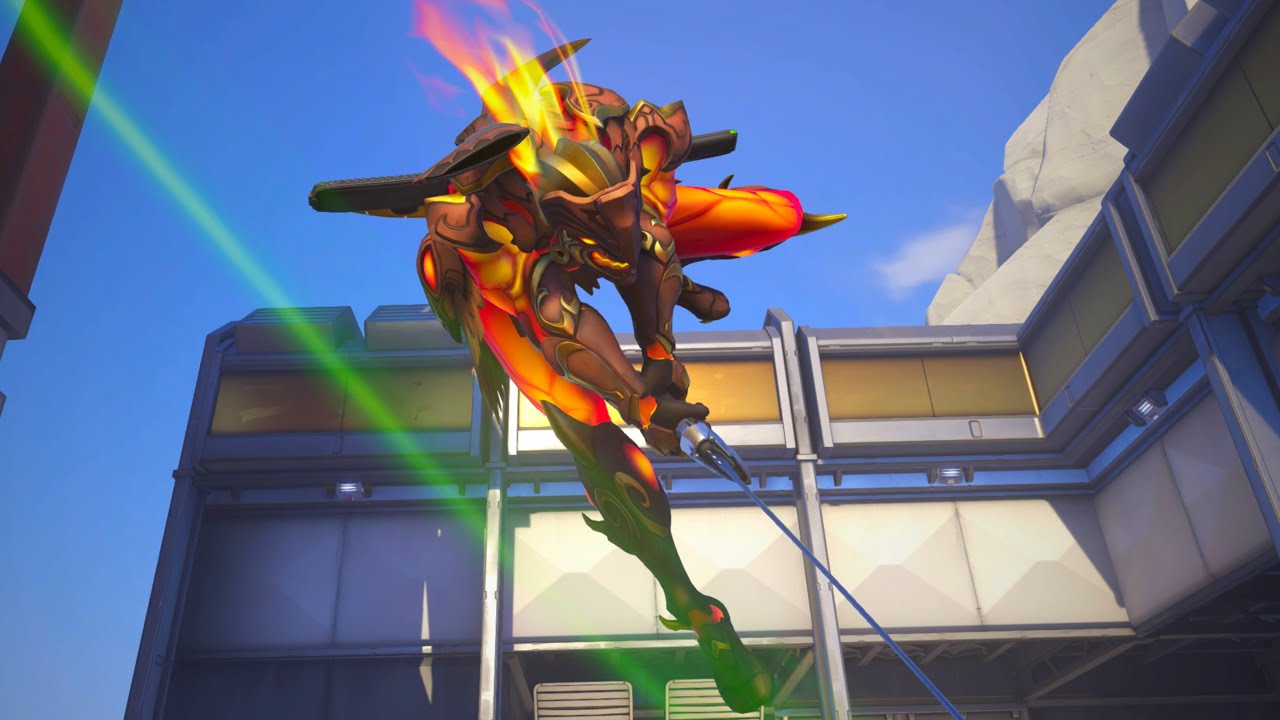 NEW Genji Dragon Becomes Me Highlight Intro with Different Skins ...