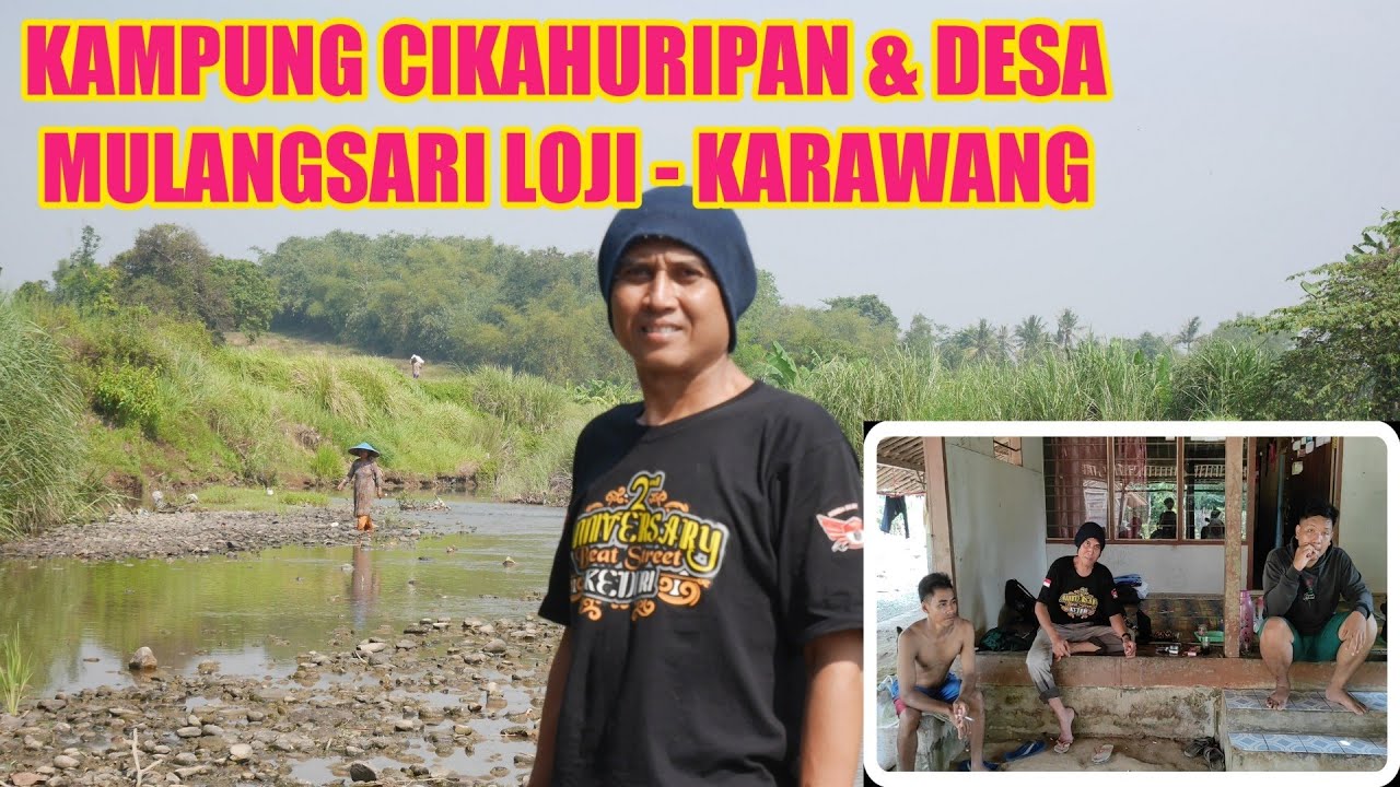 Pemandangan Alam Pedesaan Yang Indah Loji Karawang Di Kaki Gunung ...