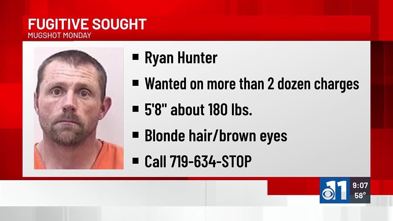 WANTED: Ryan Hunter is suspected of more than 2 dozen charges in the ...