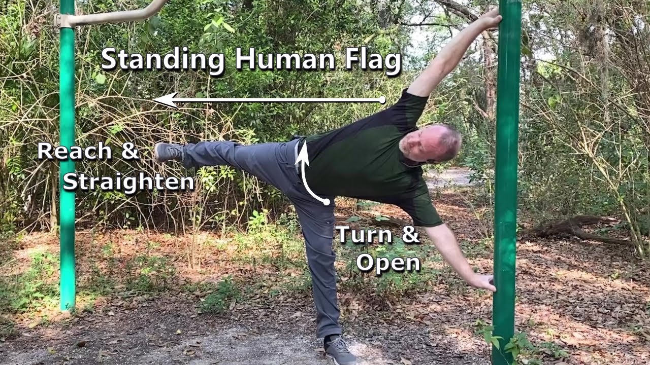 Standing Human Flag - YouTube