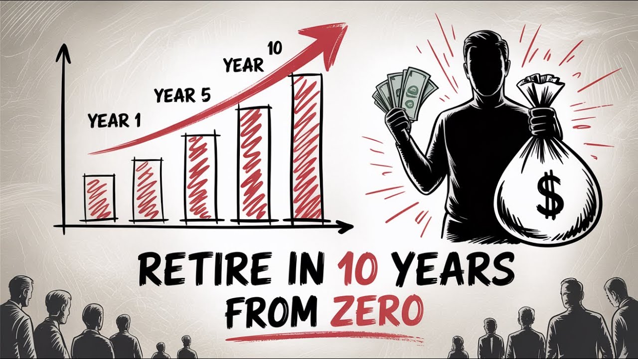 How to Retire in 10 Years from Zero (The Exact Monthly Number) - YouTube