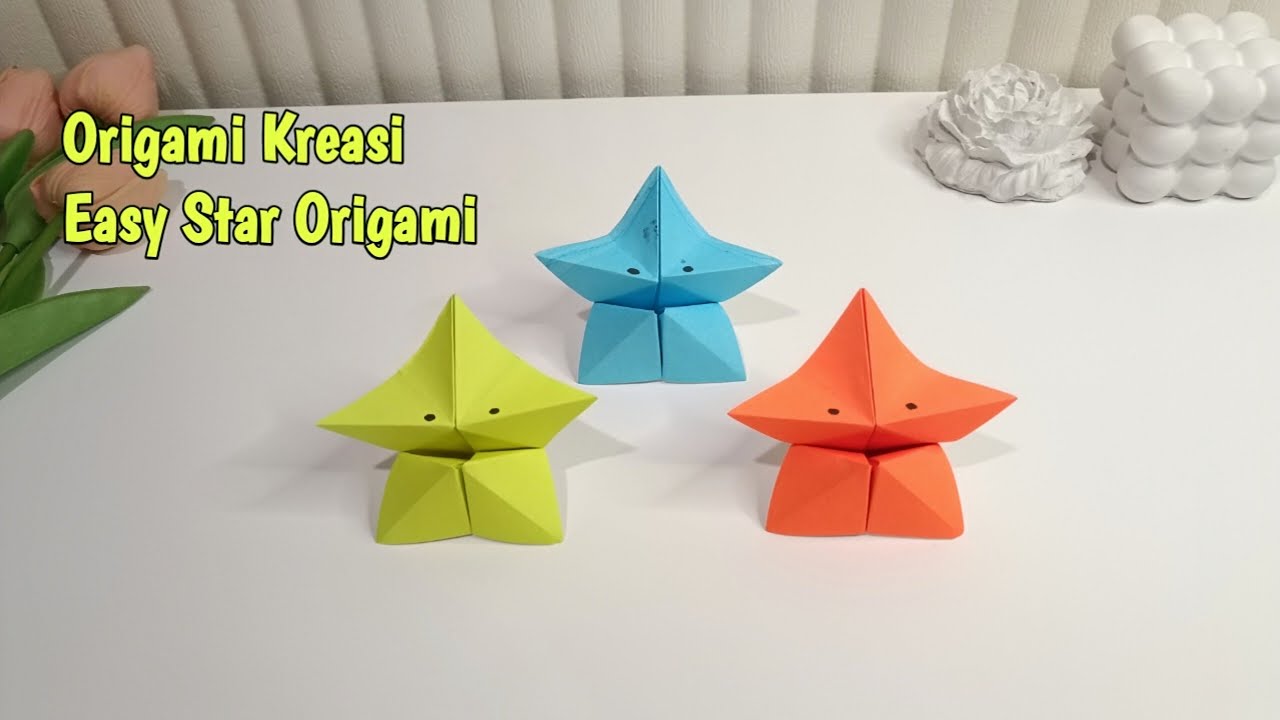 Origami Starfish | Origami Star | Origami Tutorial | easy origami | Diy ...