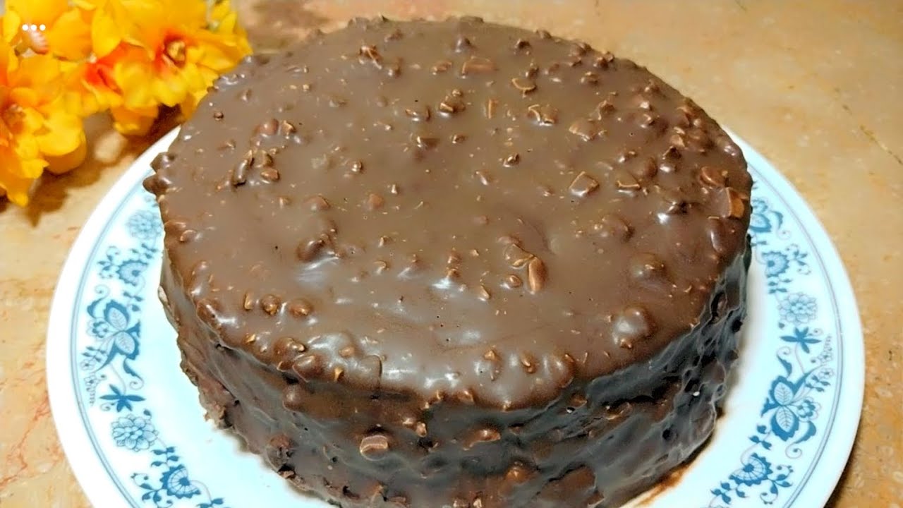 mouthwatering sniker cake|sniker cake recipe - YouTube