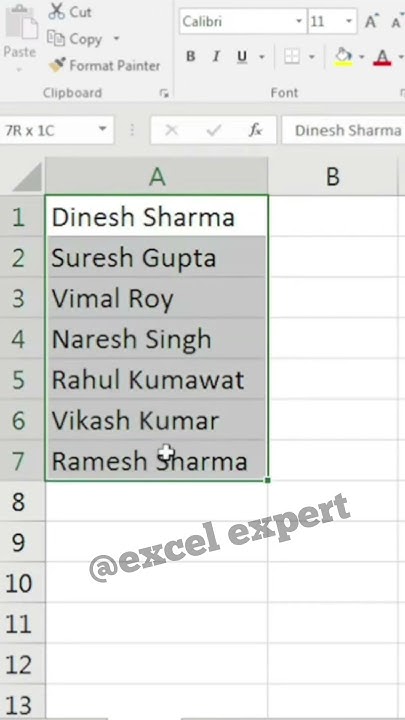 How to remove surname in excel ! #exceltips #exceltricks #exceltutorial #excel #shortsfeed - YouTube