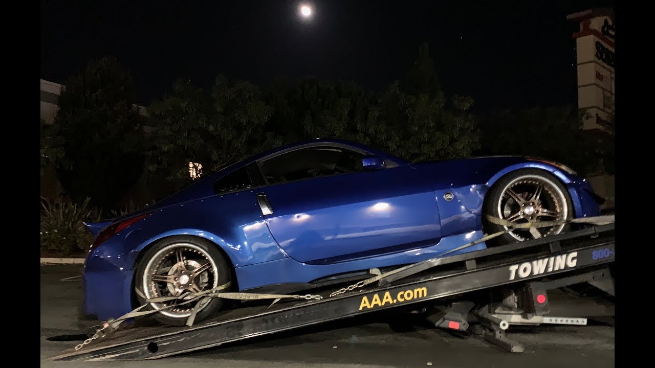 Supercharged 350Z blows up, but wait there’s more... - YouTube