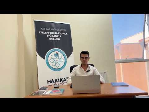 Kafkas İİBF - Dezenformasyonla Mücadele Kulüp Tanıtımı - Berat Demir 