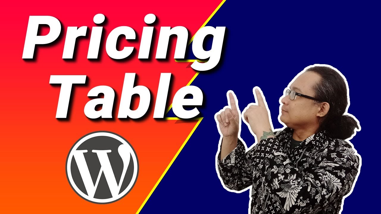 Buat Pricing Table (Table Harga) di Website WordPress - Belajar ...