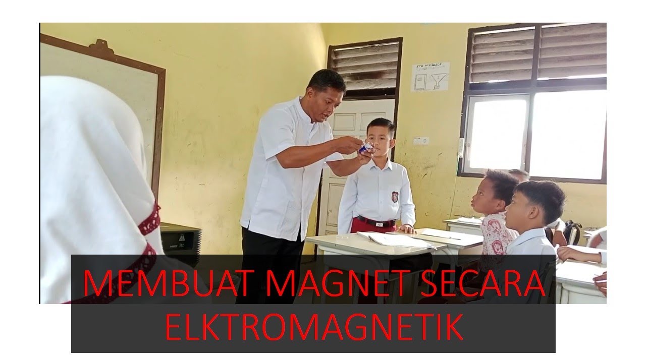 Praktik Membuat Magnet Secara Elektromagentik - YouTube