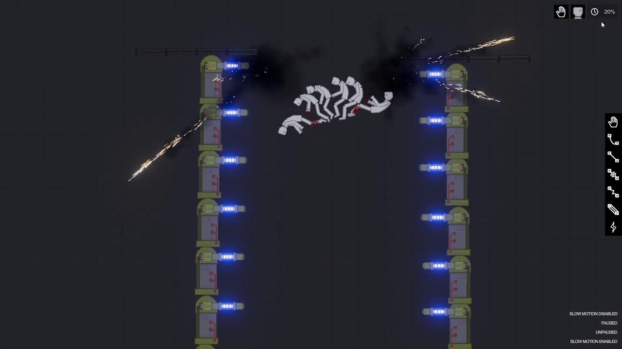 Laser Sentry Turret Tower - People Playground - YouTube