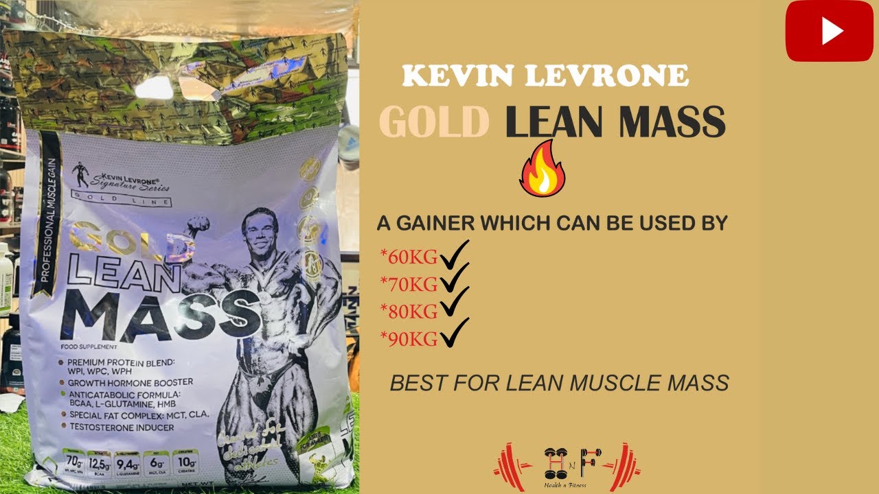 One of the best Lean Gainer | Kevin Levrone Gold Lean Mass Review - YouTube