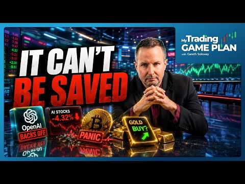 OpenAI Backs Off, AI Stocks Drop, Bitcoin Panic, Gold Buy? Top Trades And Levels