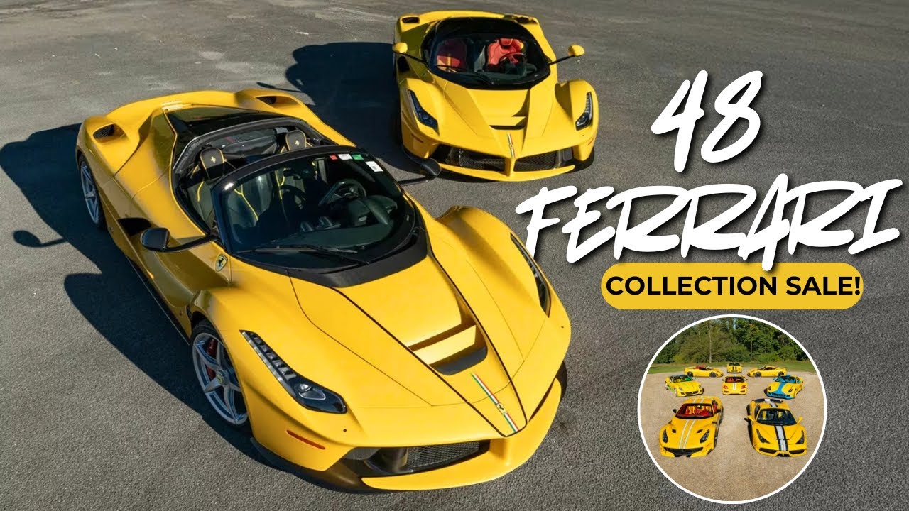 The Worlds Rarest Ferrari Collection Is Going Up For Sale At A Once In ...