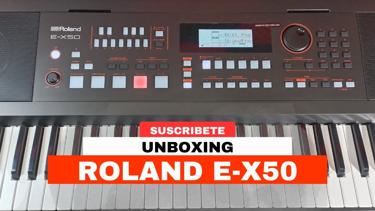 🎹Roland E-X50 📦Desempaquetado📦 New 2024😎 - YouTube