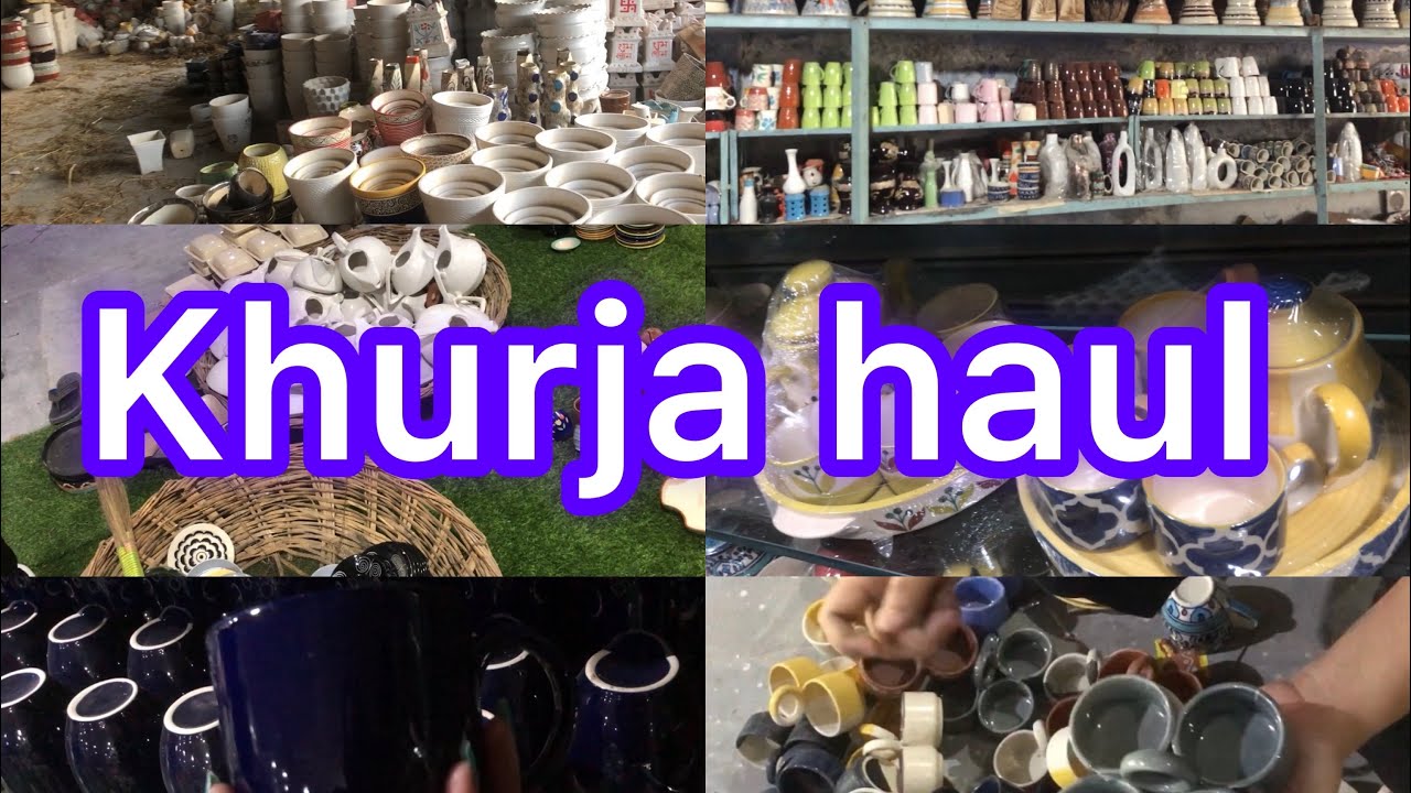 Chalo chalte h ghumne||trip to khurja||Khurja Pottery - YouTube