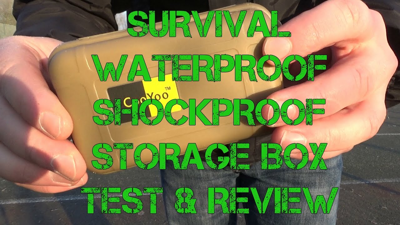 HEAVY DUTY WATERPROOF SHOCKPROOF STORAGE BOX TEST AND REVIEW - YouTube