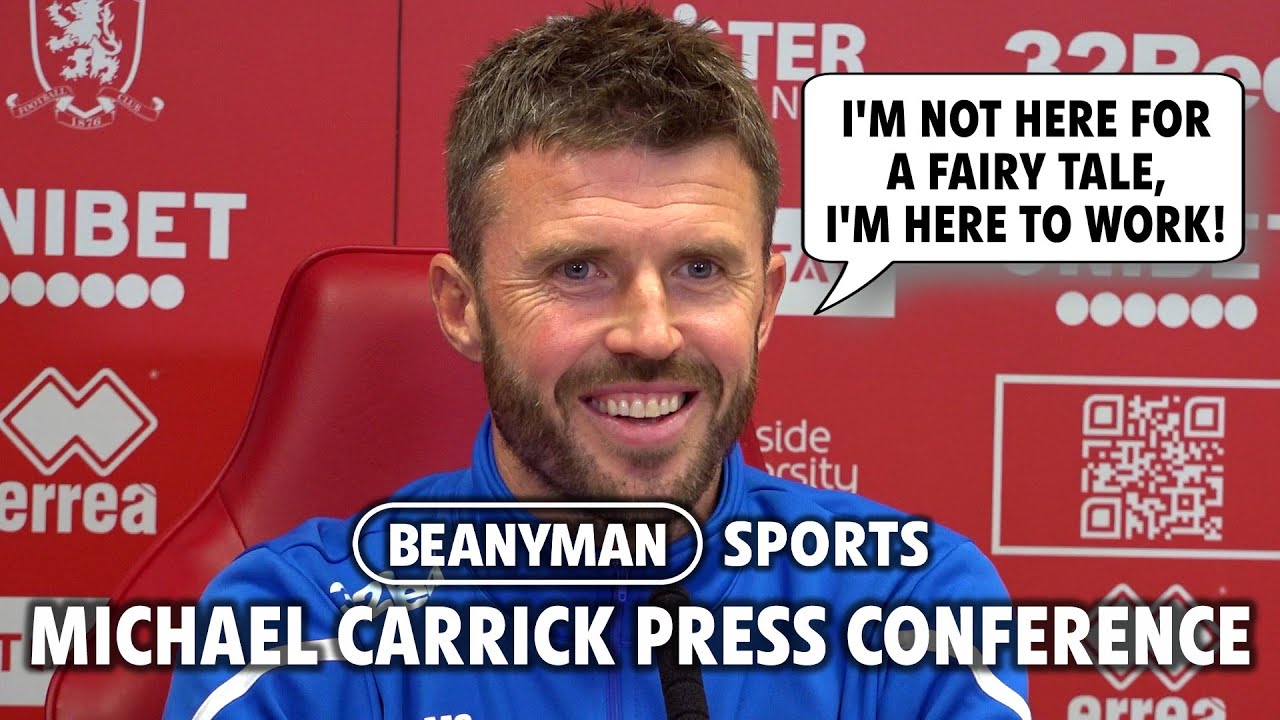 'It just feels RIGHT!' | Michael Carrick's first press conference as ...