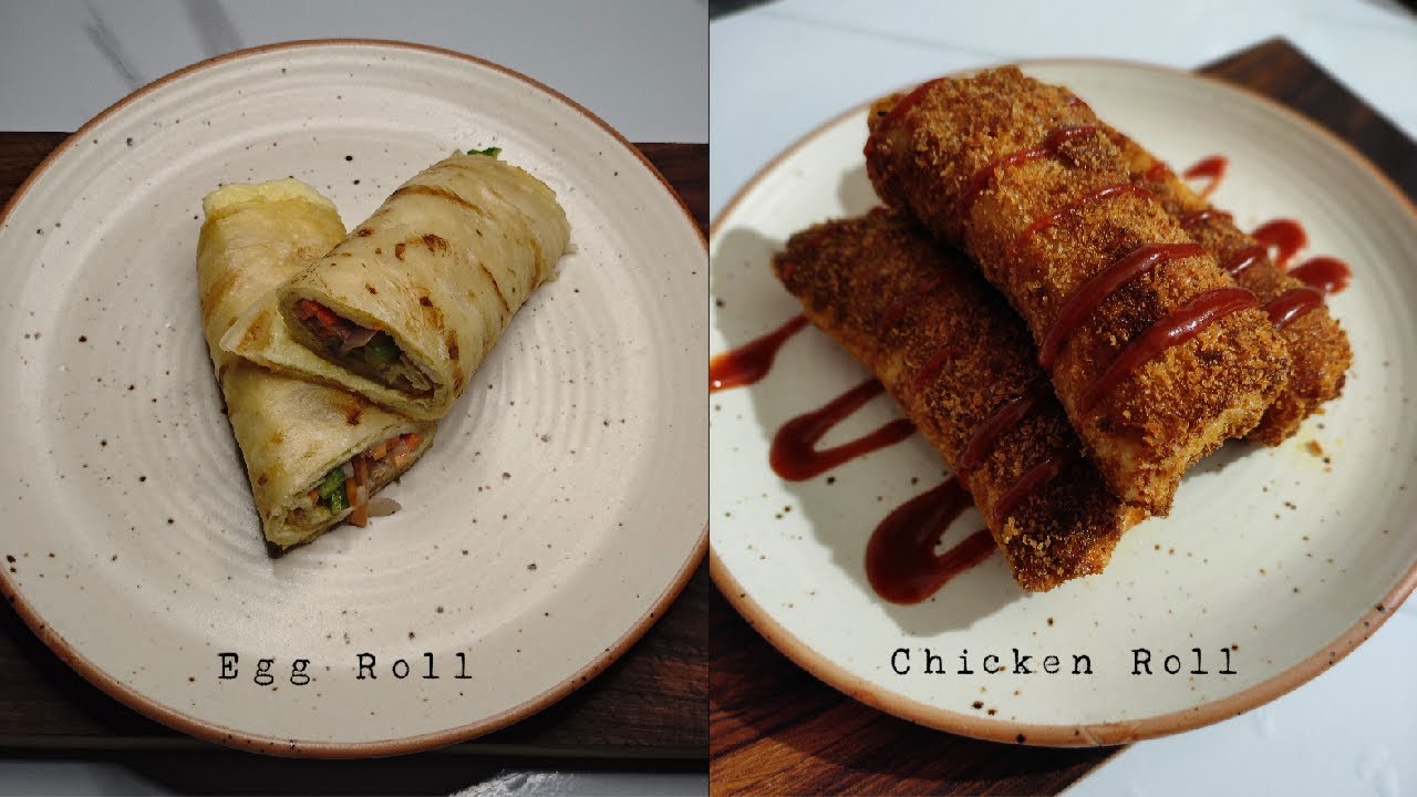 Egg Roll and Chicken Roll Recipes | THE BLENDING POT - YouTube