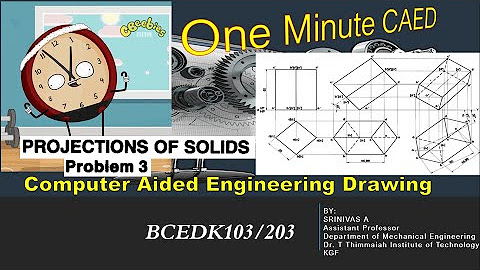 Learn CAED in Minute. Computer aided engineering drawing BCEDK103 ...